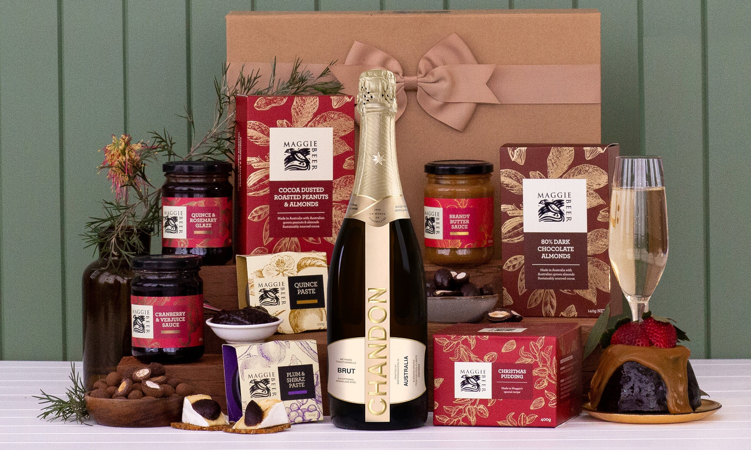 Christmas Treats Hamper With Chandon Maggie Beer