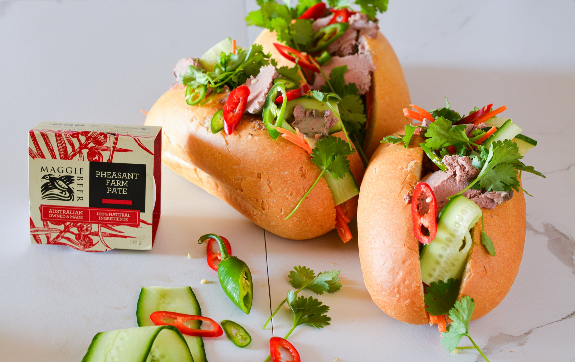 Vietnamese Bahn Mi with Pâté | Maggie Beer