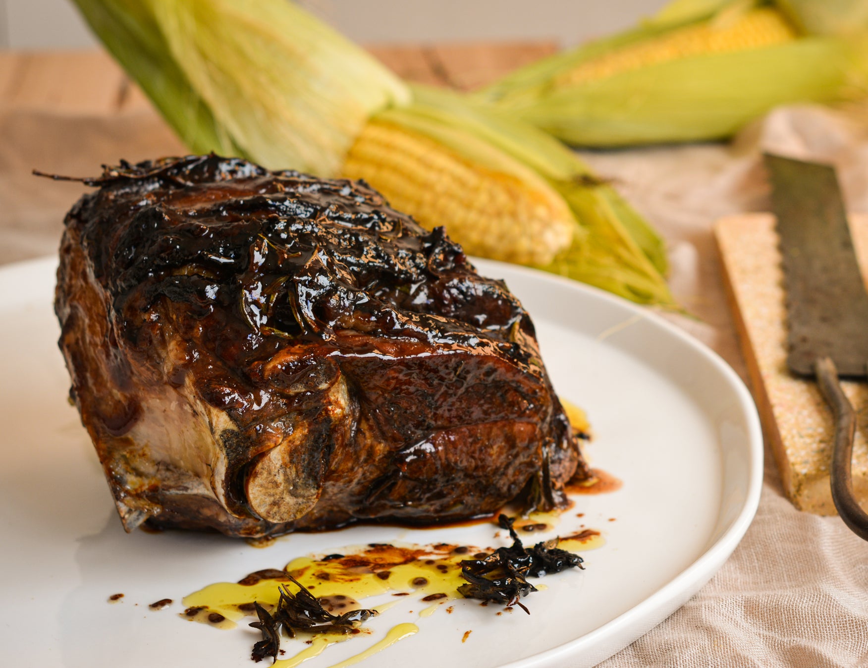 Quince Paste & Rosemary-Glazed Lamb Leg Recipe｜Maggie Beer