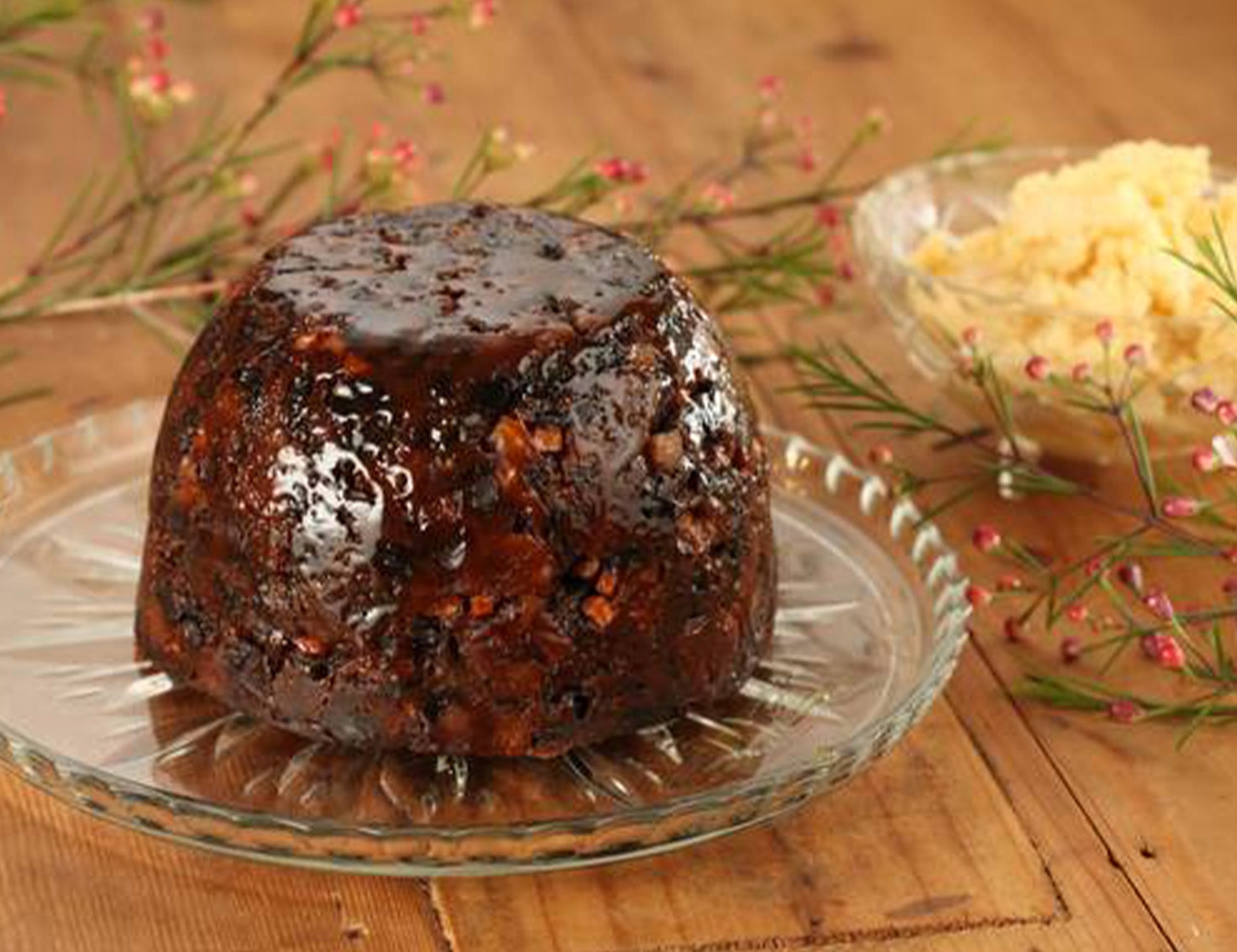 Christmas Pudding with Cumquat Brandy Butter Recipe | Maggie Beer