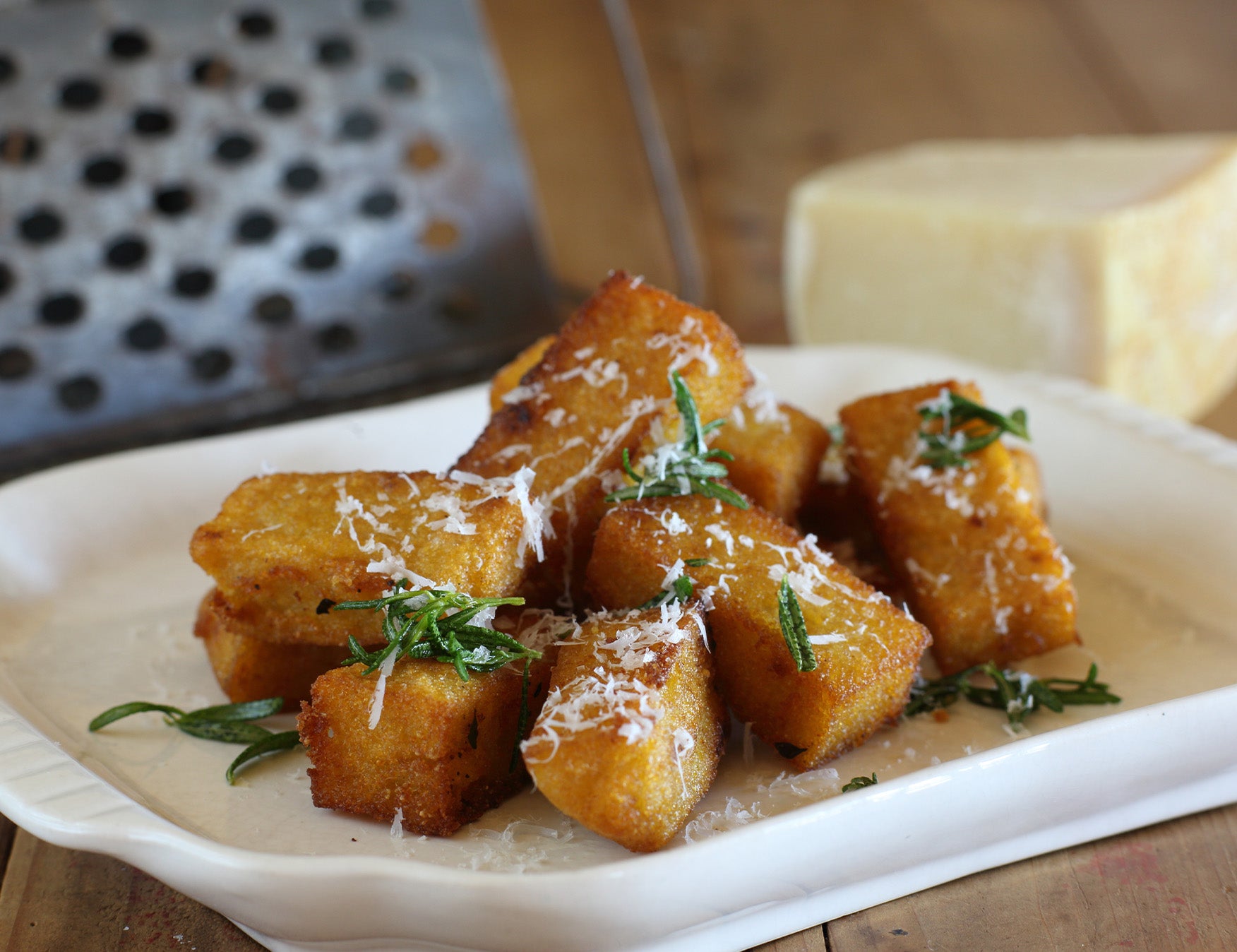 how to cook crispy polenta