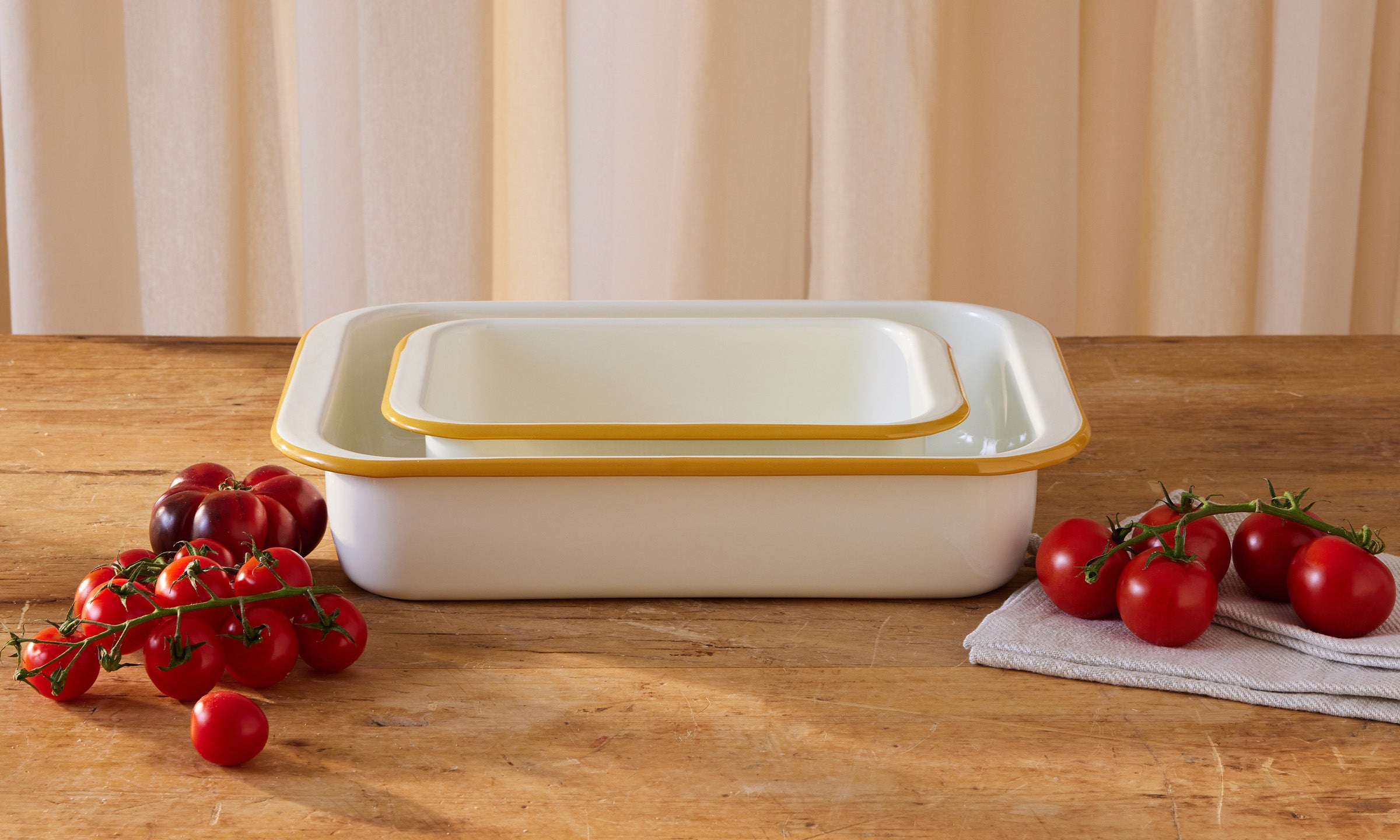 Maggie Living Enamel Baking Trays Maggie Beer Maggie Living Enamel Baking Trays Maggie Beer