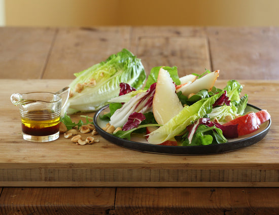 Red Sensation Pear and Hazelnut Salad Recipe | Maggie Beer