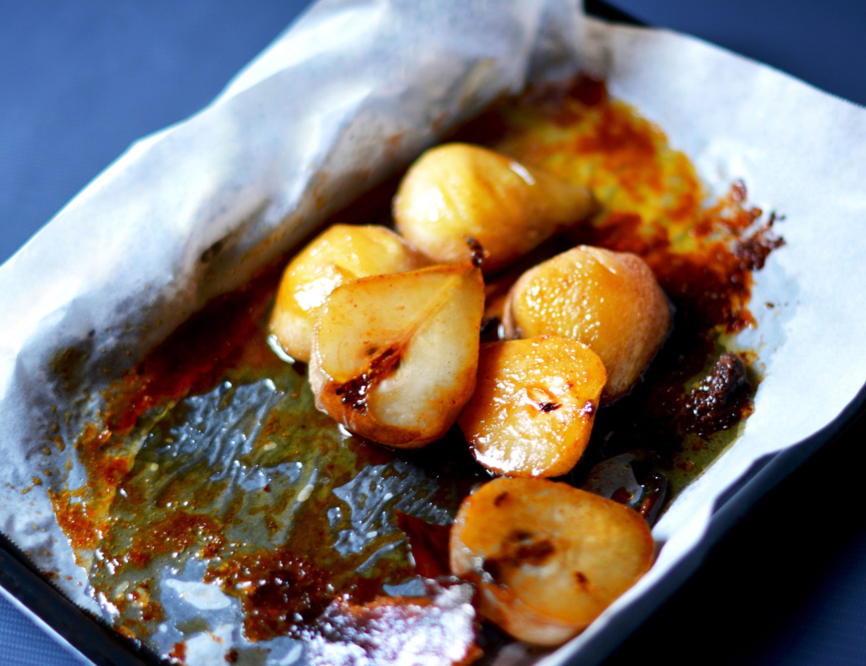 Verjuice Roasted Pears Recipe | Maggie Beer